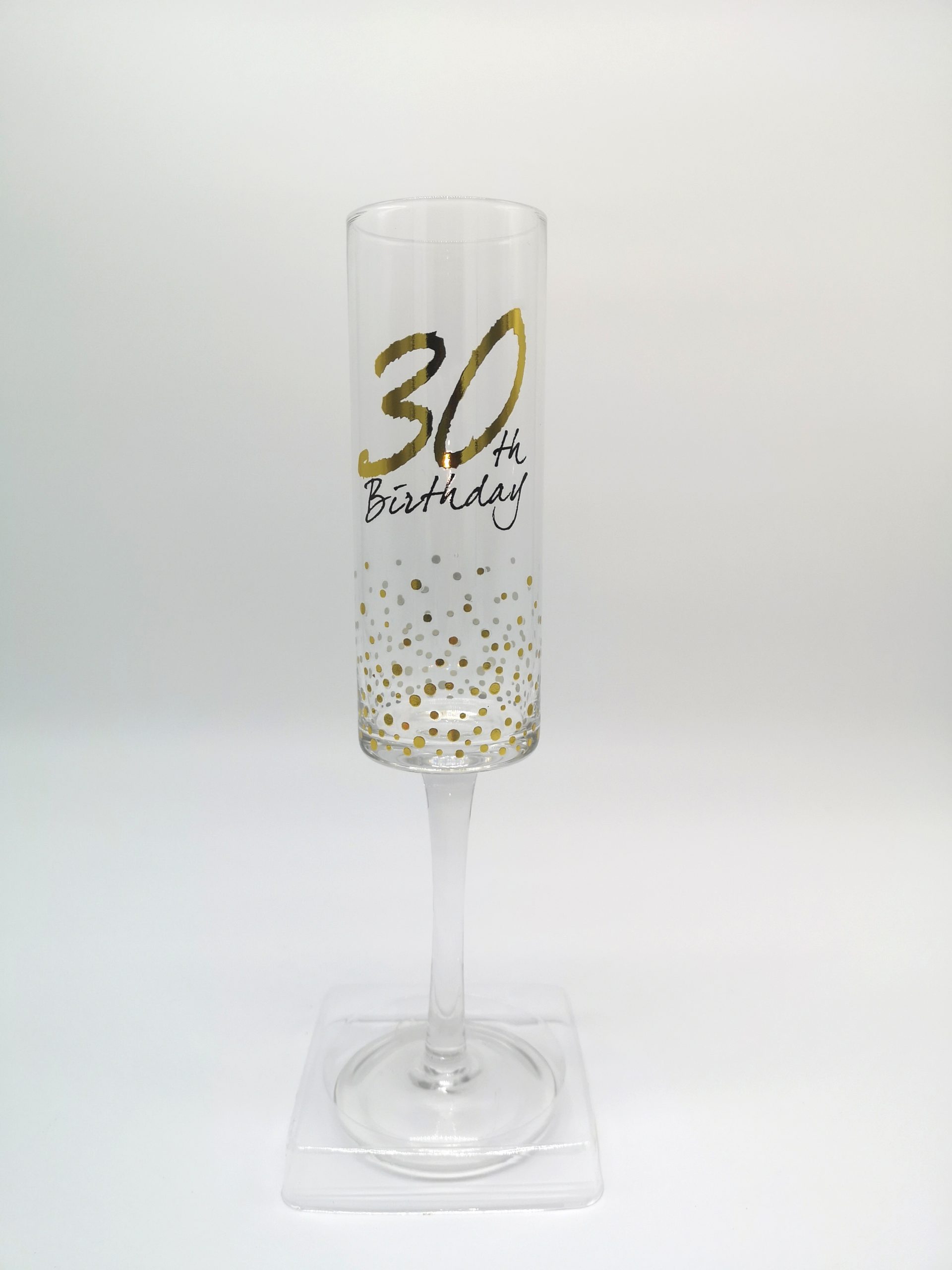 30th Birthday Champagne Glass | King's Paper and Gift Shop