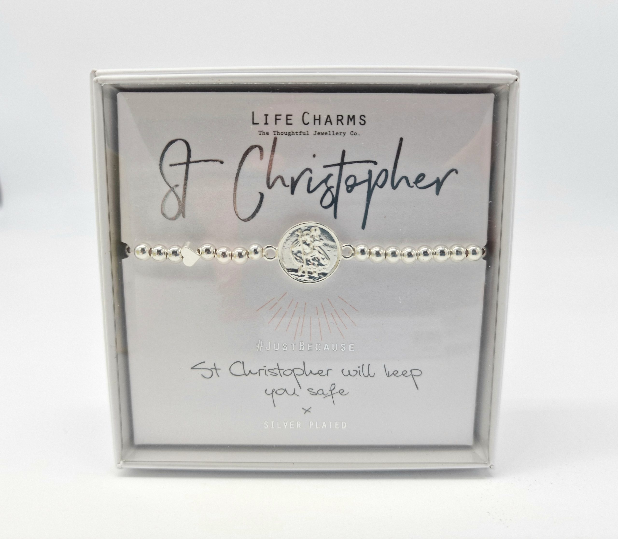 Life Charms 'St Christopher' Bracelet | King's Paper and Gift Shop